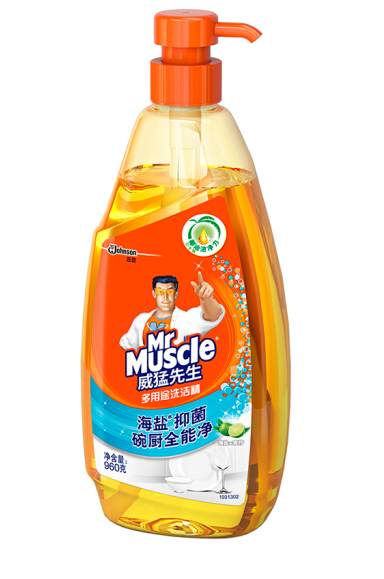 Mr Muscle Multi-purpose Sea Salt Antibacterial Dishwashing Liquid (Lim ...